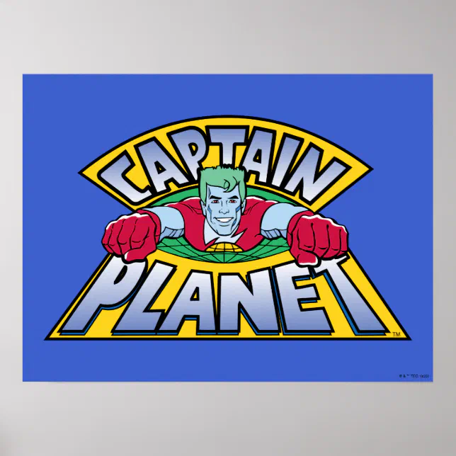 Captain Planet Logo Poster | Zazzle