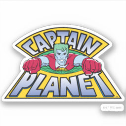 Captain Planet Logo Sticker | Zazzle