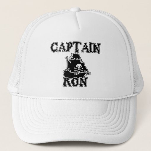Captain Ron Trucker Hat | Zazzle