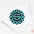 Captain Sauce Logo Classic Round Sticker | Zazzle
