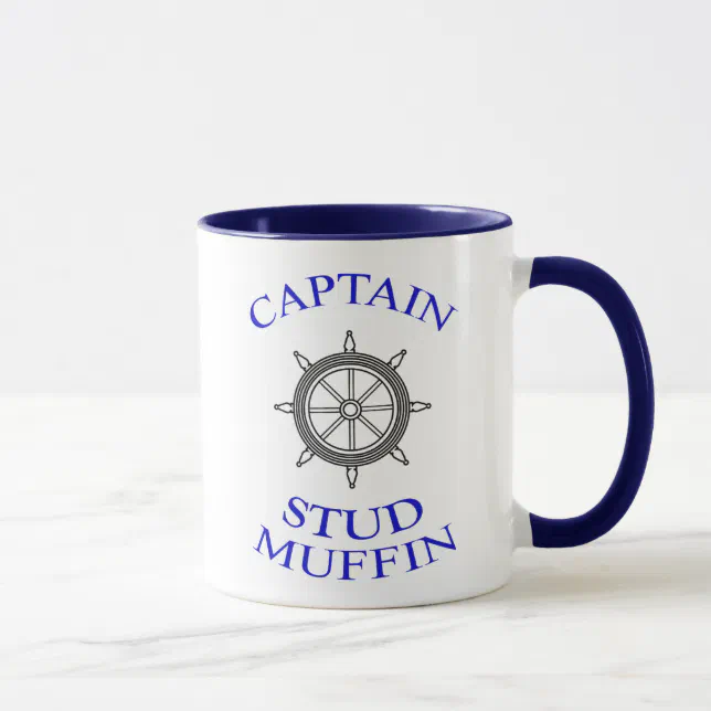 CAPTAIN Stud Muffin mug | Zazzle
