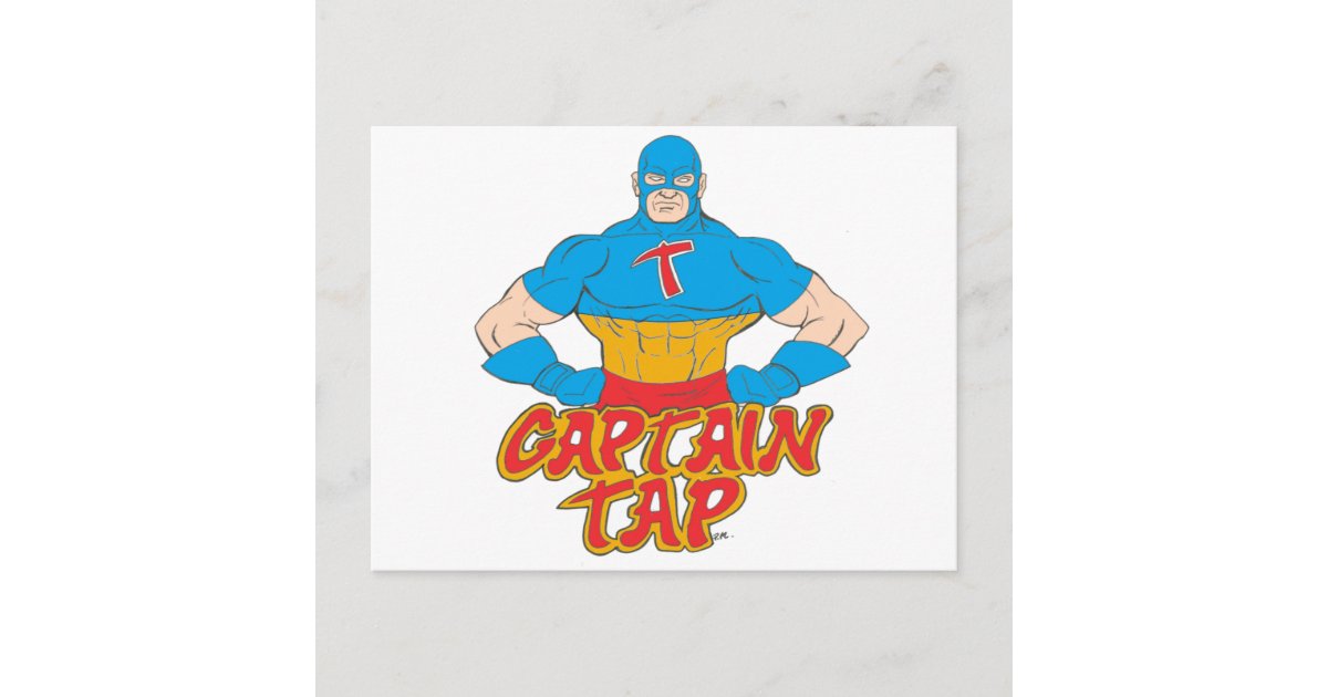Captain Tap! Postcard | Zazzle