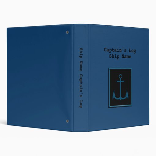 Captain's Log Book Binder | Zazzle