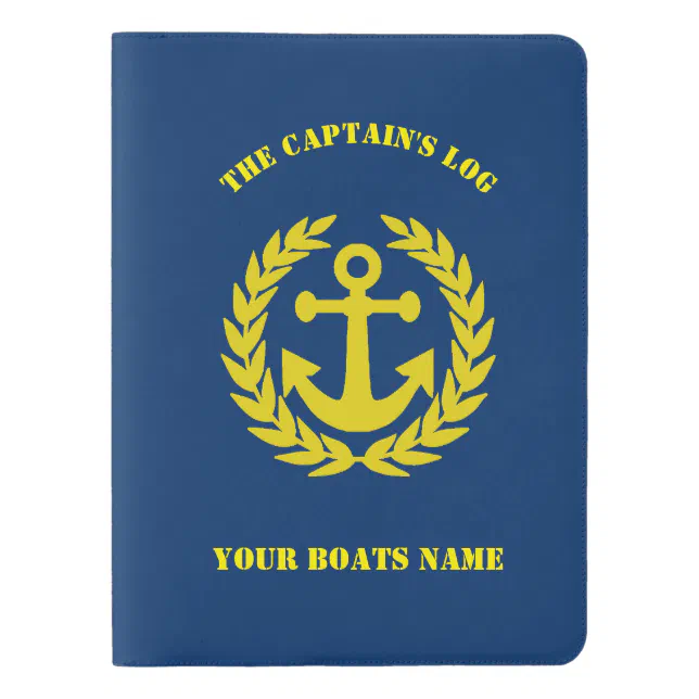Captains Sailing boat logbook Extra Large Moleskine Notebook | Zazzle