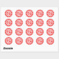Captainsauce Logo Classic Round Sticker | Zazzle