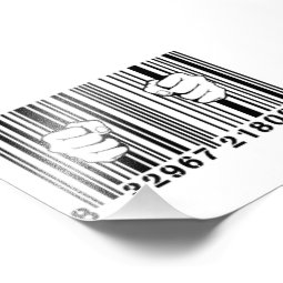 Captured By Consumerism UPC Barcode Prison Photo Print | Zazzle