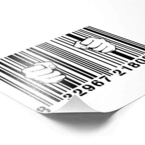 Captured By Consumerism UPC Barcode Prison Photo Print | Zazzle