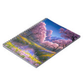 Capturing the Sakura Bloom in the Green Meadow Notebook | Zazzle