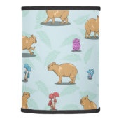 Capybara and mushroom pattern lamp shade | Zazzle