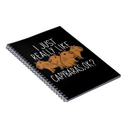 Capybara Gift Kids Women Cute Capybara Notebook | Zazzle