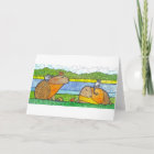 Birthday Card with Capybara | Zazzle.com