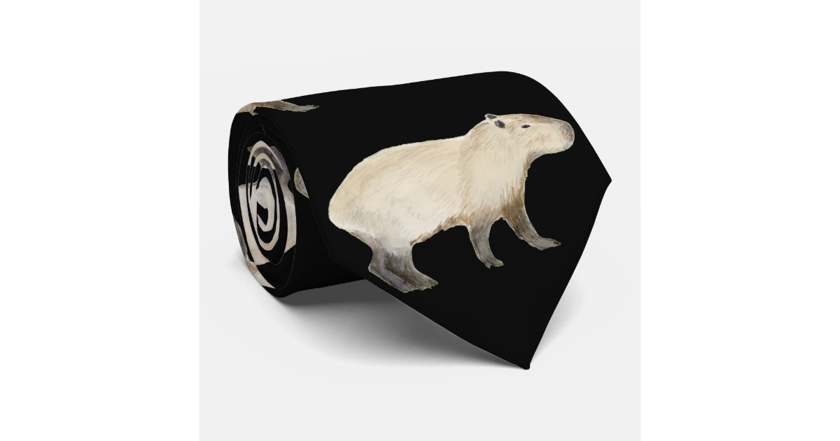 Capybara Neck Tie | Zazzle