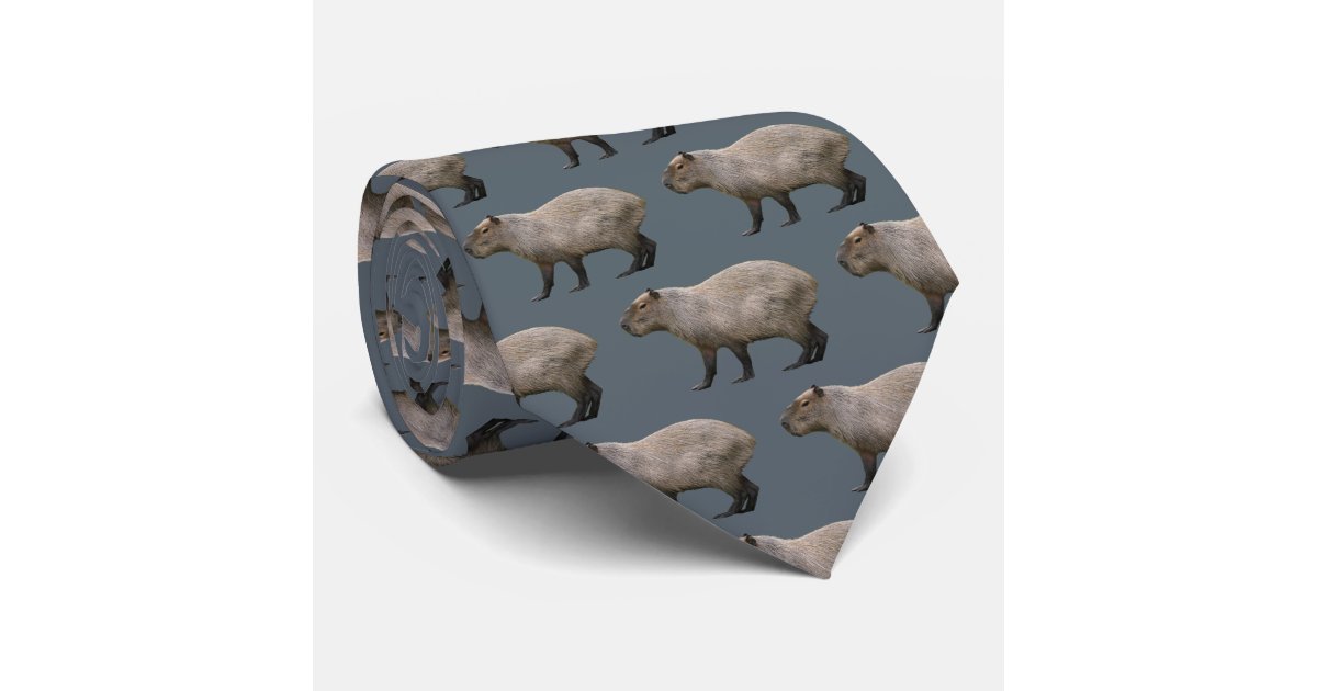 Capybara Neck Tie | Zazzle