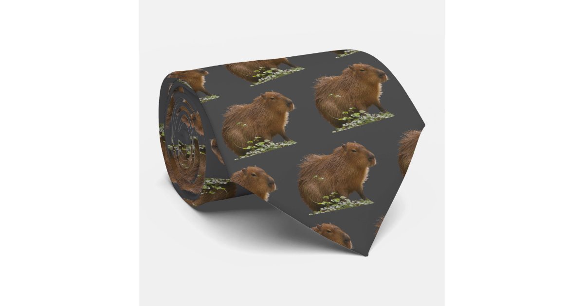 Capybara Neck Tie | Zazzle