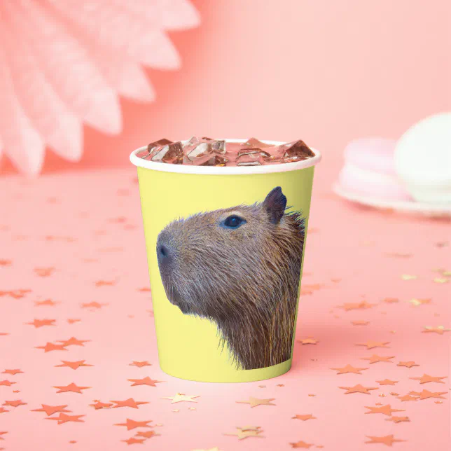 Capybara Paper Plates Paper Cups | Zazzle