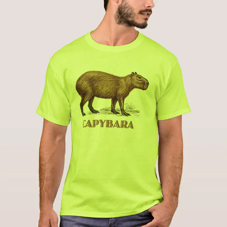 capybara T-Shirt | Zazzle