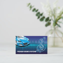 Car Audio Systems Business Card | Zazzle