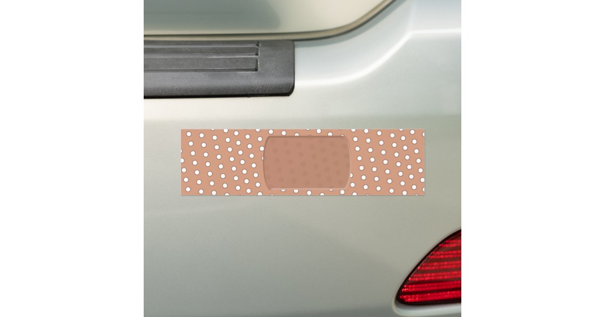 Car Band aid Bumper Sticker | Zazzle
