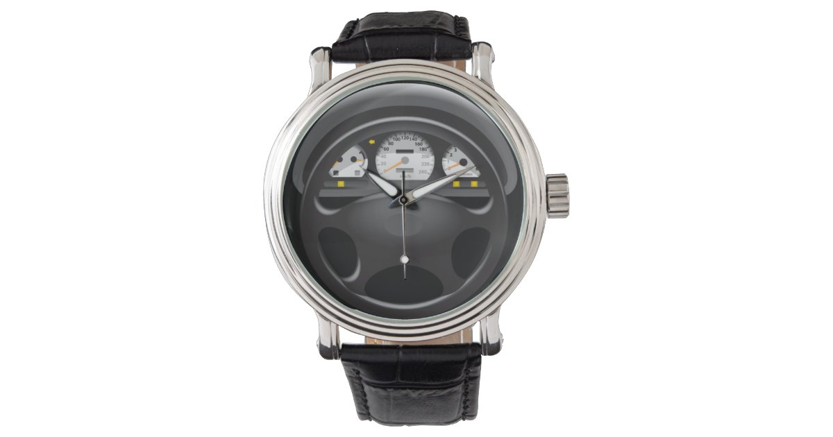 Car Dashboard & Steering Watch | Zazzle