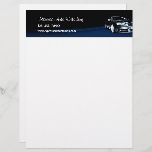 Car Dealership Letterhead | Zazzle