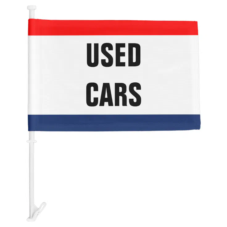 Car Dealership Promotional Signage Customizable Car Flag | Zazzle