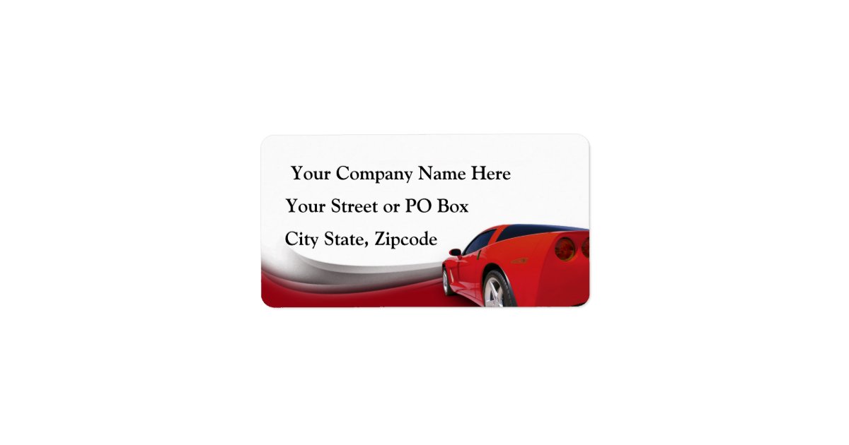 Car Detailer Label | Zazzle