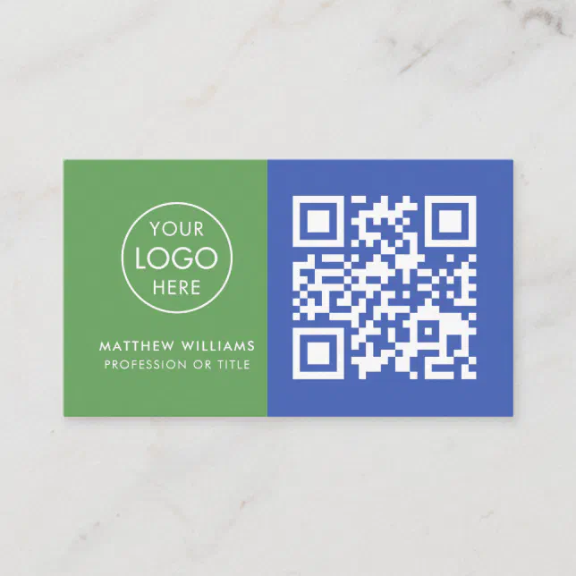 Car Detailing Professional QR Code Logo Modern Business Card | Zazzle