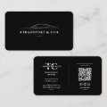 Car Driver Transport Company Black Modern Business Card | Zazzle