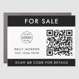 Car for Sale | Dealership Promotional Marketing QR Car Magnet | Zazzle
