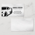 Car Front View Logo | Drivera Side View Business Card | Zazzle