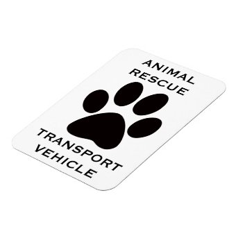 Car Magnet: Animal Rescue Transport Vehicle Magnet | Zazzle