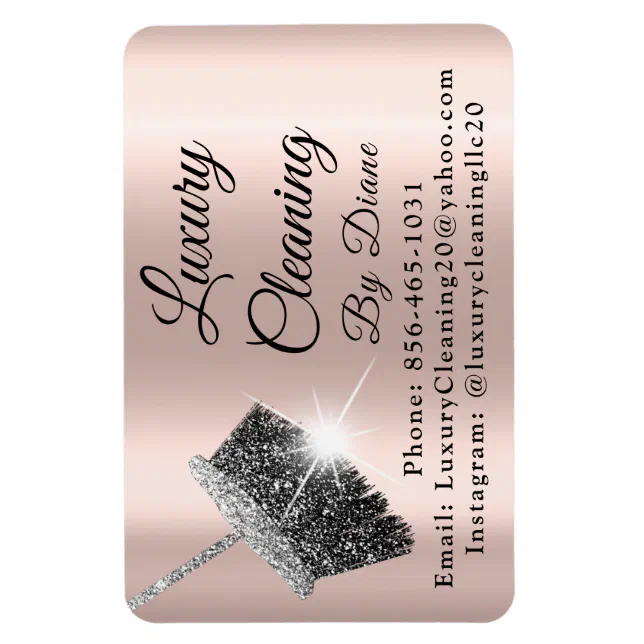 Car Magnet Cleaning Services Maid House Keeping | Zazzle