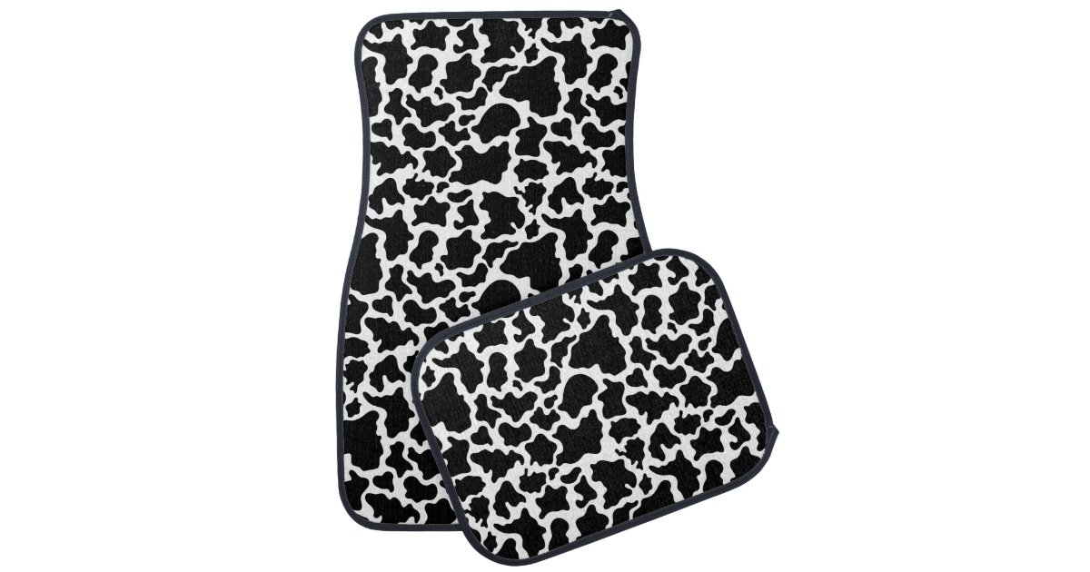 Car Mat Set-Cow Print | Zazzle