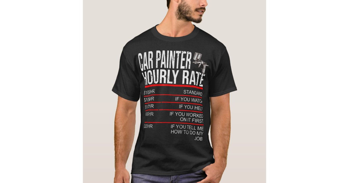 Car Painter Automotive Body Paint T-Shirt | Zazzle