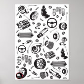Car Parts Poster | Zazzle