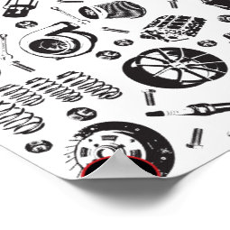 Car Parts Poster | Zazzle