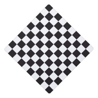 Car Racing / Chess Pattern + your backgr. & ideas Graduation Cap Topper ...