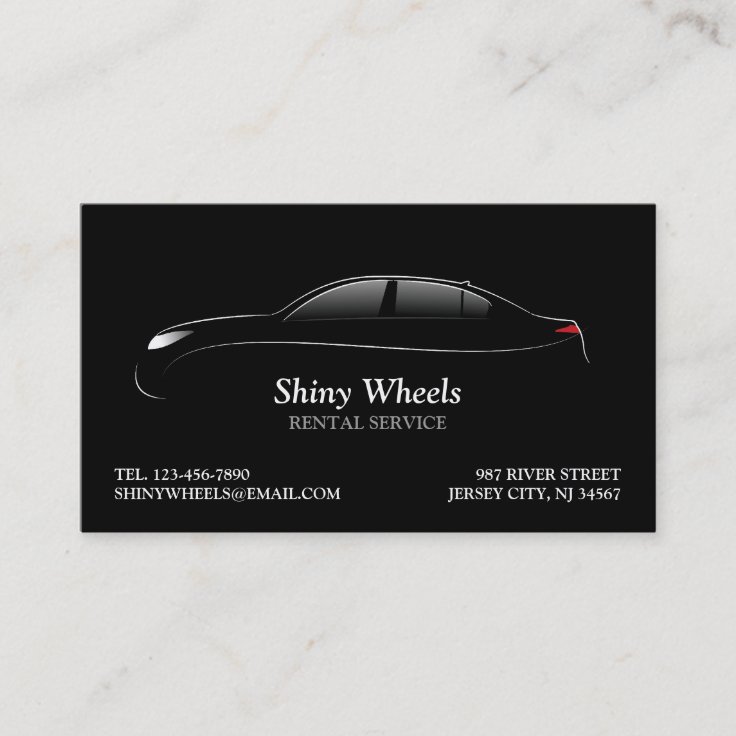 Car Rental Business Card | Zazzle