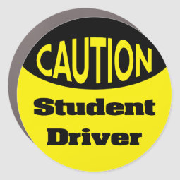 Car Sign New Driver Caution Safety Warning | Zazzle