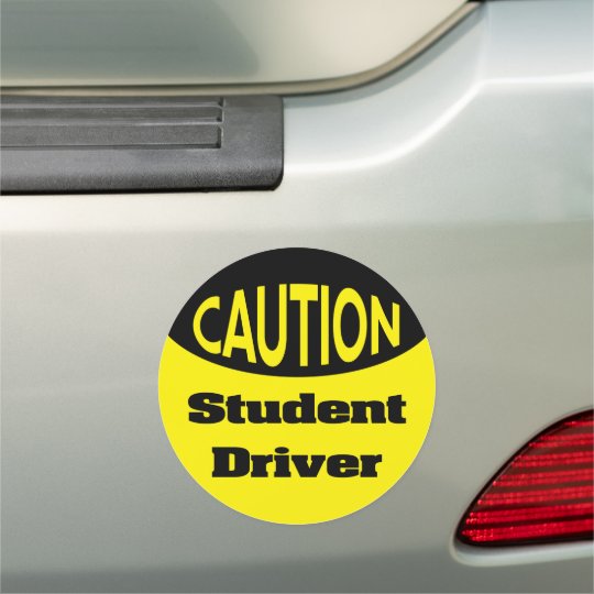 Car Sign New Driver Caution Safety Warning | Zazzle.com
