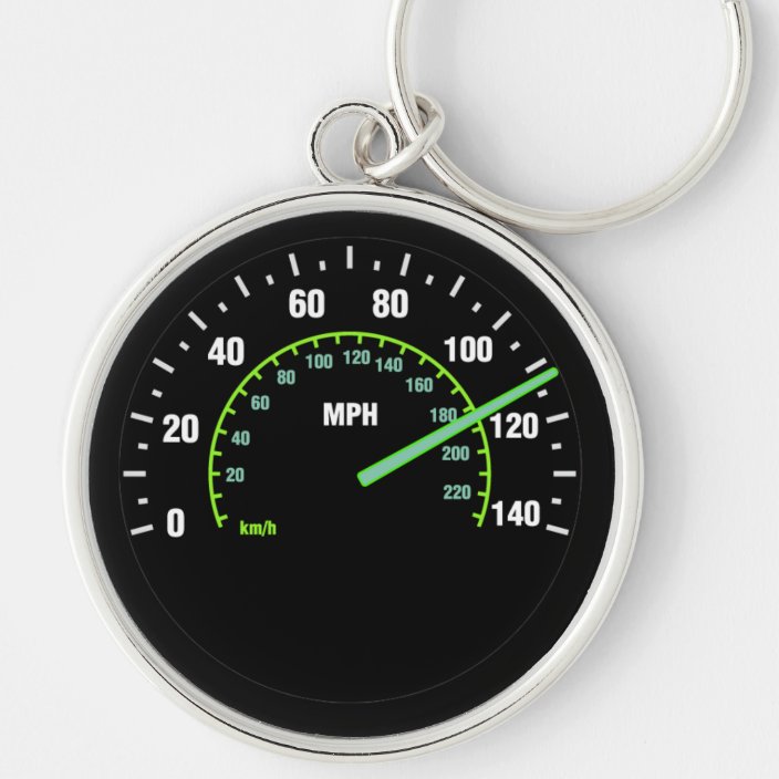 Car Speed Meter Keychain | Zazzle.com