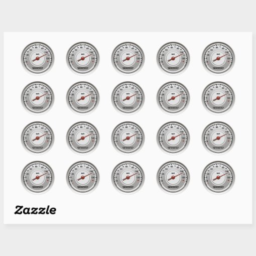 Car Speedometer Stickers | Zazzle