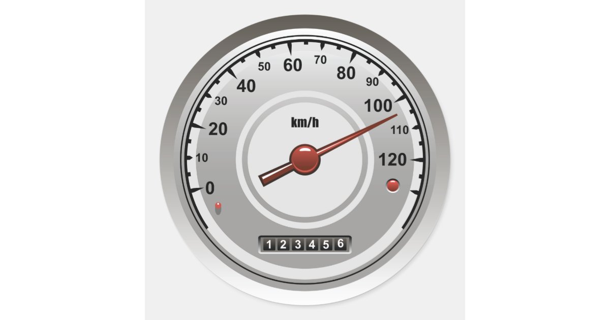 Car Speedometer Stickers | Zazzle