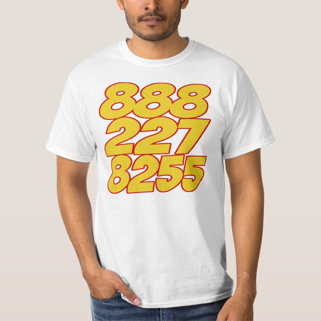 Car Talk Phone Number T-Shirt | Zazzle