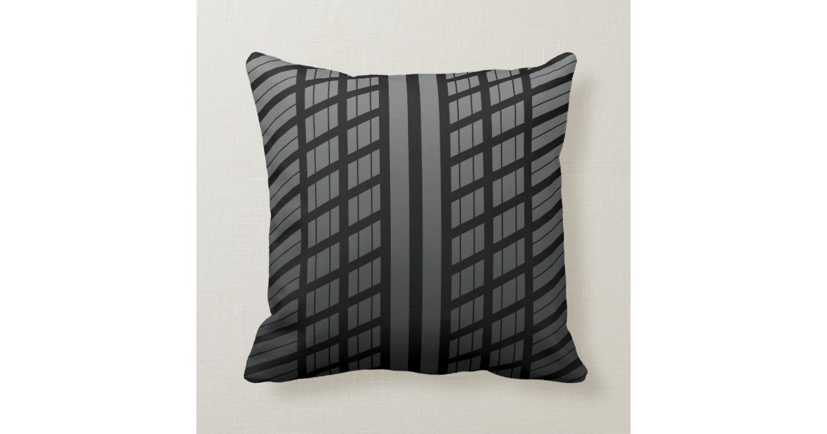 Car Tire Tread Throw Pillow | Zazzle.com