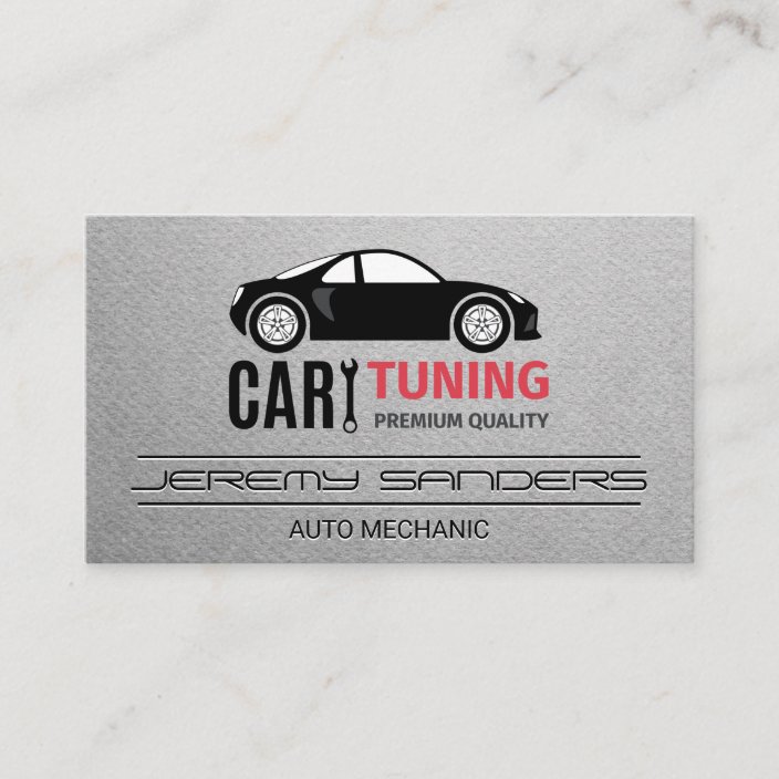 Car Tuning | Auto Repair Logo Business Card | Zazzle.com