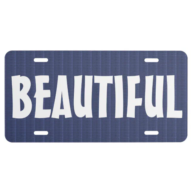 Car Vehicle Truck LICENCE PLATE - easy customize | Zazzle