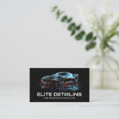 Car Wash & Auto Detailing QR Code Business Card | Zazzle