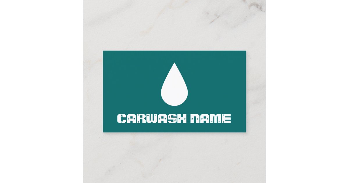 car wash punch card | Zazzle