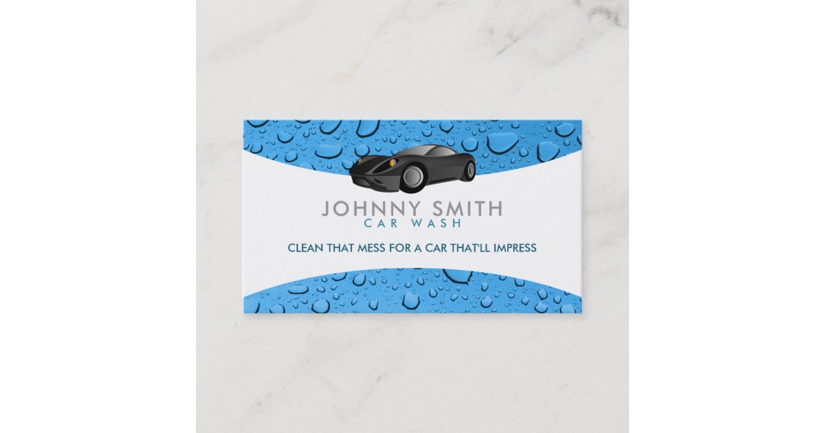 Car Wash Slogans Business Card | Zazzle.com